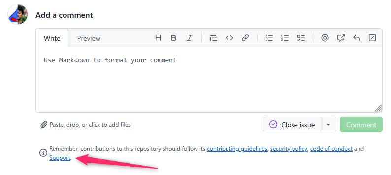 .github/SUPPORT.md のメモ - つばろぐ