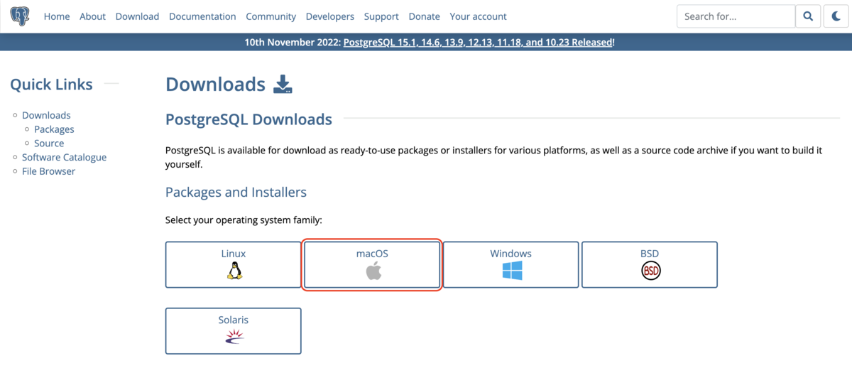 MacでのPostgreSQLインストール方法 | IT情報あれこれ