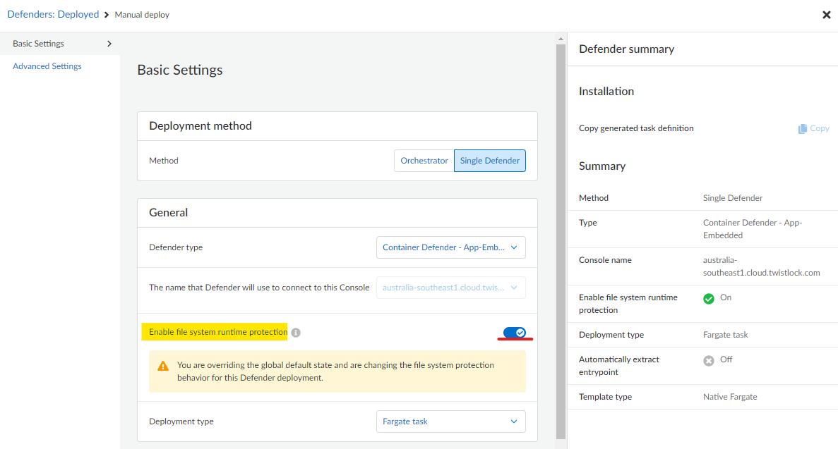 Prisma CloudでAWS Fargateのランタイムを保護してみる - Techfirm Cloud Architect Blog