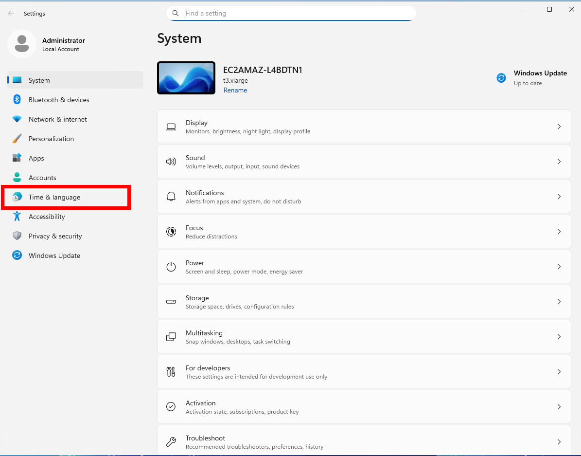 Windows Server 2025の日本語化(Amazon EC2) - Techfirm Cloud Architect Blog