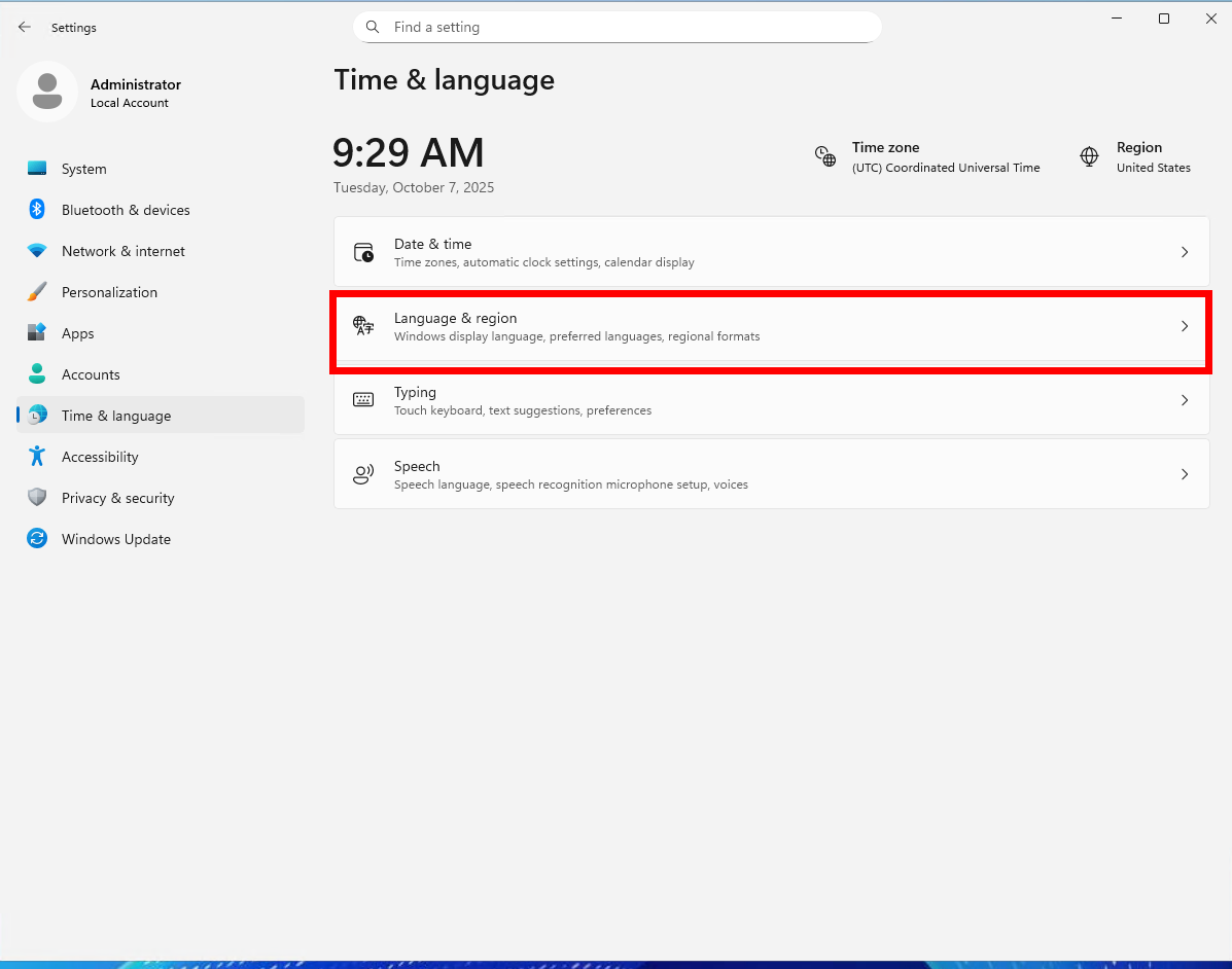 Windows Server 2025の日本語化(Amazon EC2) - Techfirm Cloud Architect Blog