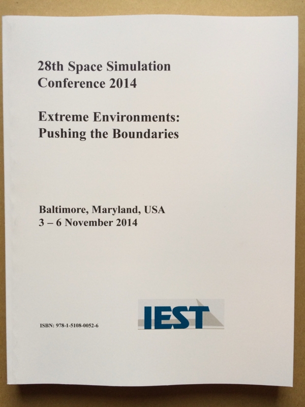科学技術国際会議録 新刊案内: 28th Space Simulation Conference 2014 (Proceedings) ご注文 ...