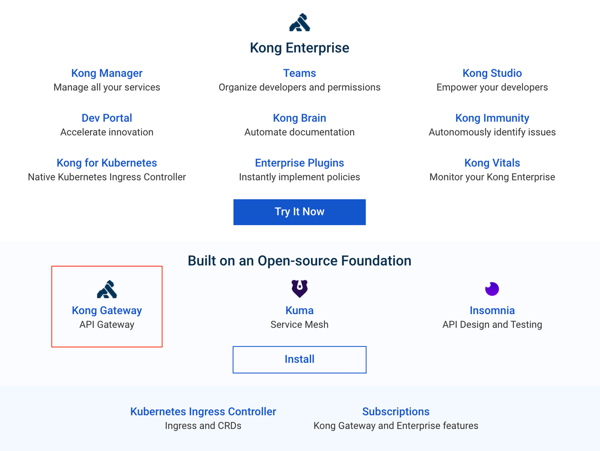 OSS 版 API Gateway、Kong Gateway をつかってみる - Techtouch Developers Blog