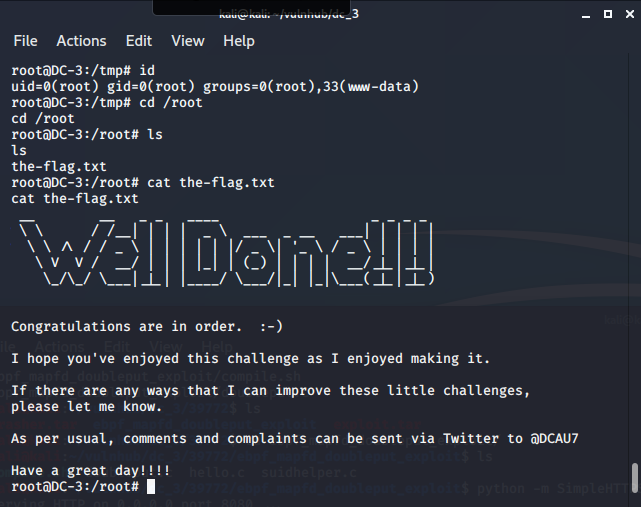 DC-3 : Vulnhub Walkthrough - kanyewest CTF