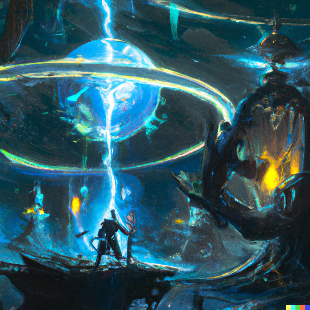 AI「DALL·E2」にゲームや小説の世界観で闇のエンジニアを描いてもらう - WICの中から