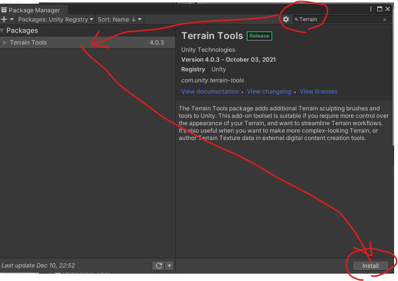 Terrainを使って地形をつくる - tera1707’s blog