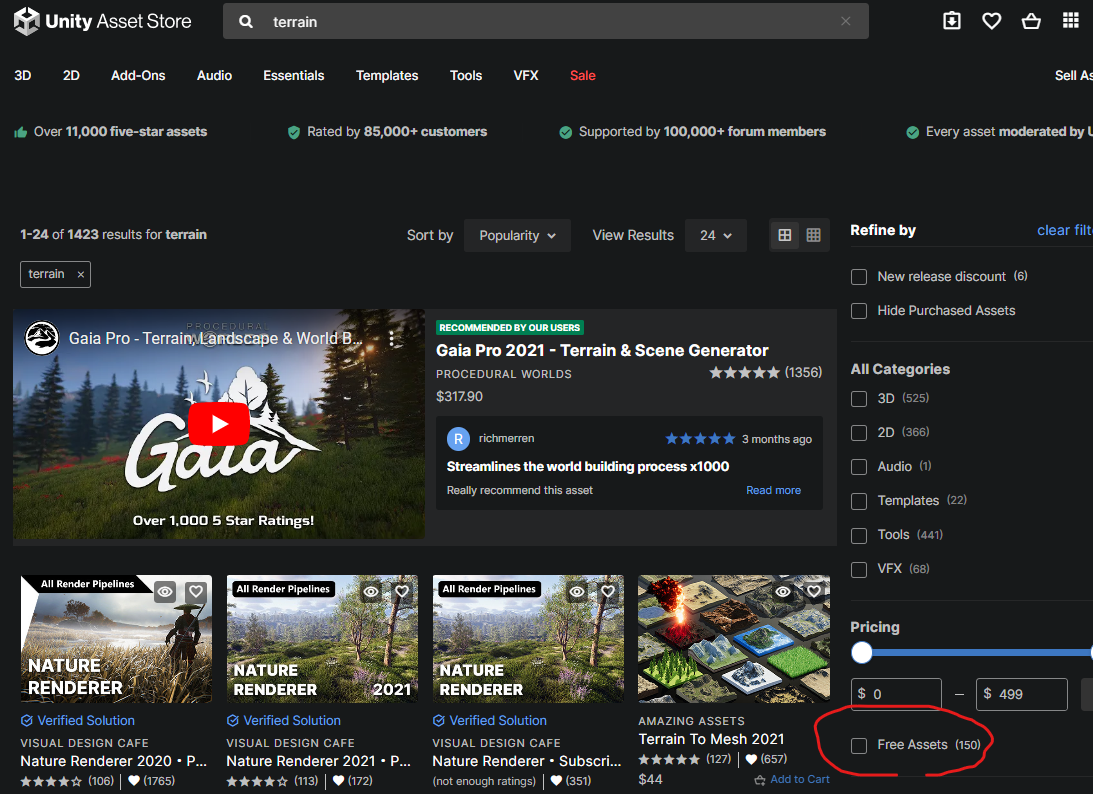 Unityストアにある無料アセットを自分のプロジェクトで使う - tera1707’s blog