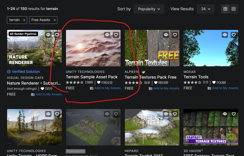 Unityストアにある無料アセットを自分のプロジェクトで使う - tera1707’s blog