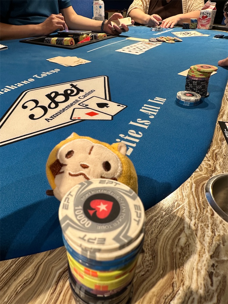 【東中野3BET】マルチトナメに参戦してみた - ポーカー実況アナウンサーてらこのブログ