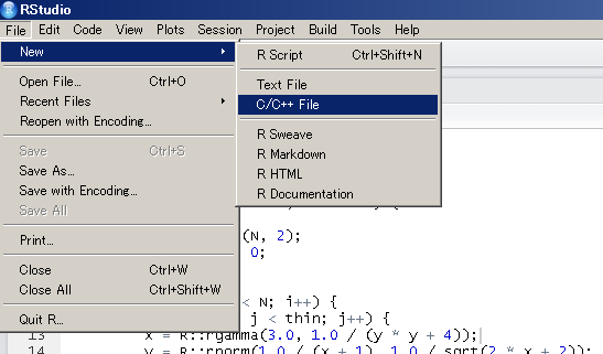 RStudioでRcpp使えるようになっとった - My Life as a Mock Quant