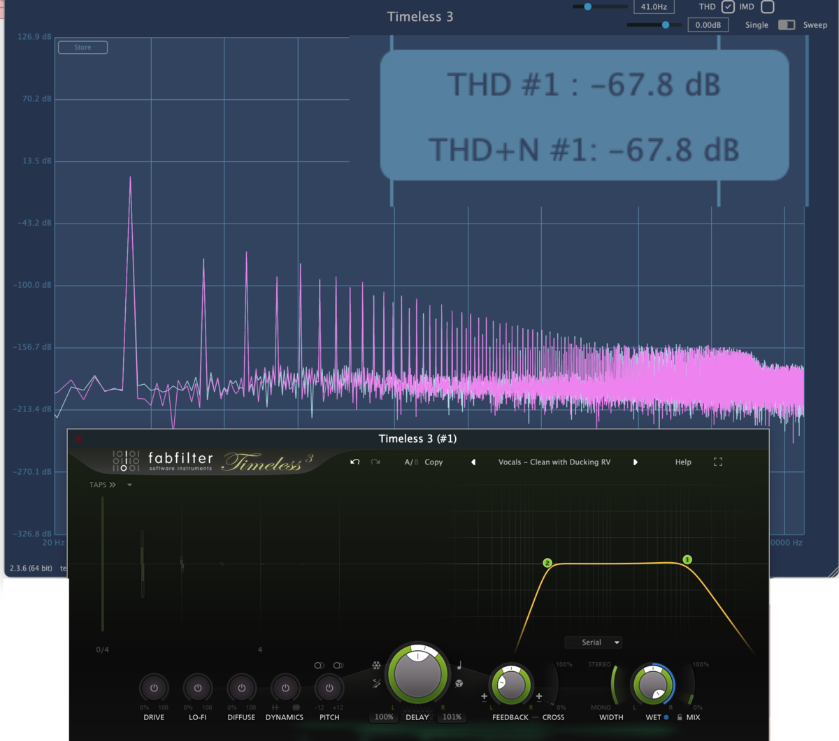 Plugindoctor2を信号処理素人が勉強してみた2-HarmonicAnalysis/Hammerstein - 音楽教育活動奮闘記