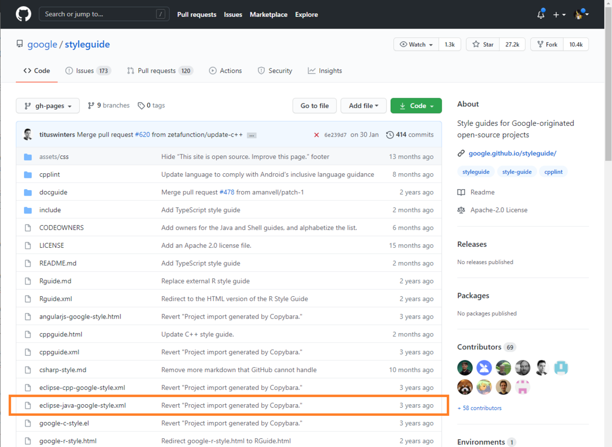 いまだにJava 8 備忘録 - CheckstyleとFormatterの使い方(Google Styleguide) - ふるてつのぶろぐ