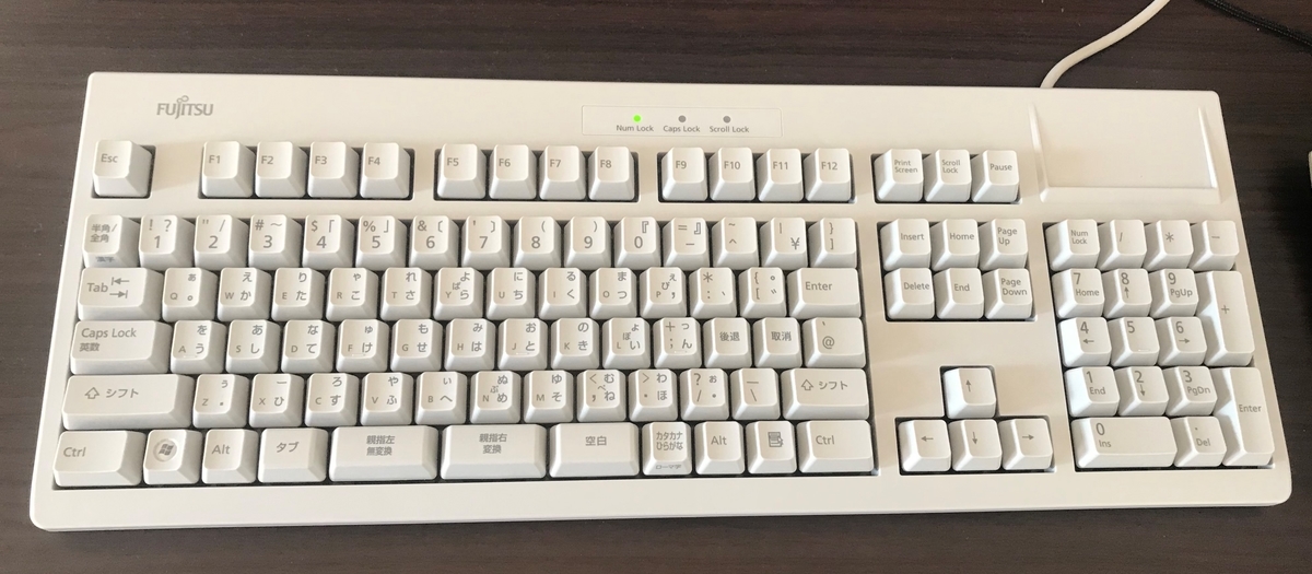親指シフトキーボードFMV-KB232 - 随筆 なんでも雑記