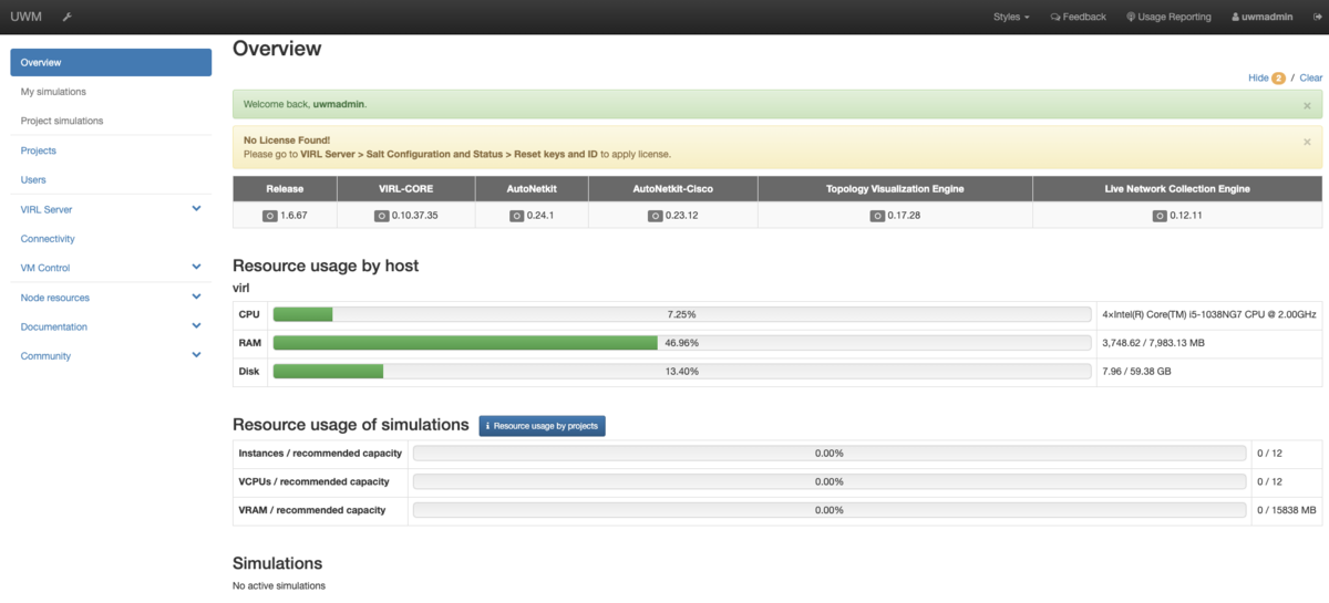 Cisco VIRL (Virtual Internet Routing Lab) を使う - hiroportation