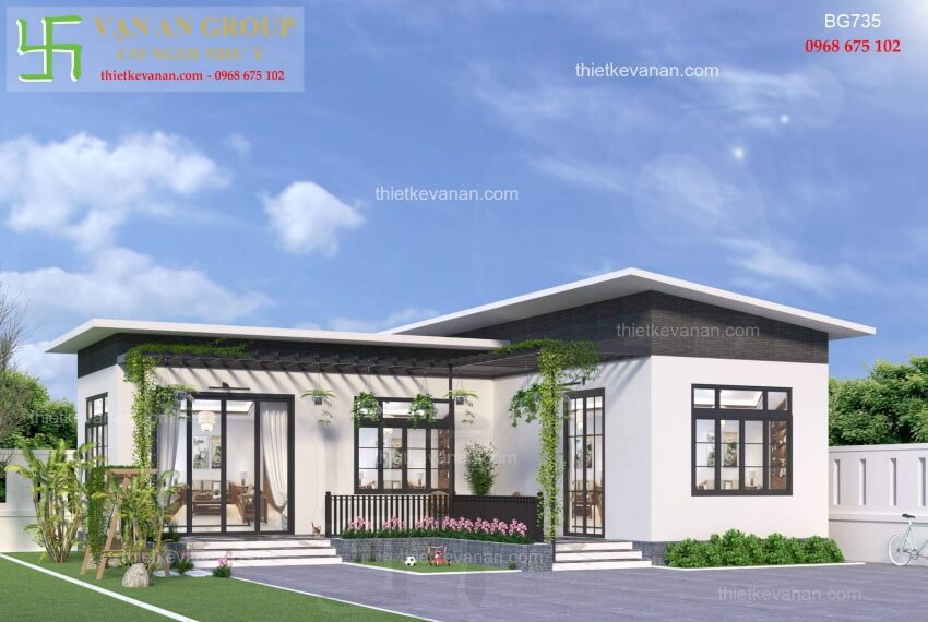 Simple 4-letter L grade house - Thiết Kế Vạn An