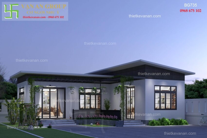 Simple 4-letter L grade house - Thiết Kế Vạn An