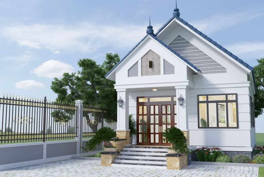 Simple grade 4 house model 5x20 - Thiết Kế Vạn An