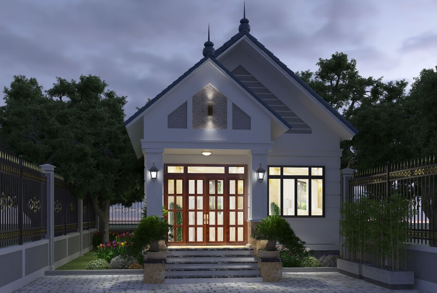 Simple grade 4 house model 5x20 - Thiết Kế Vạn An