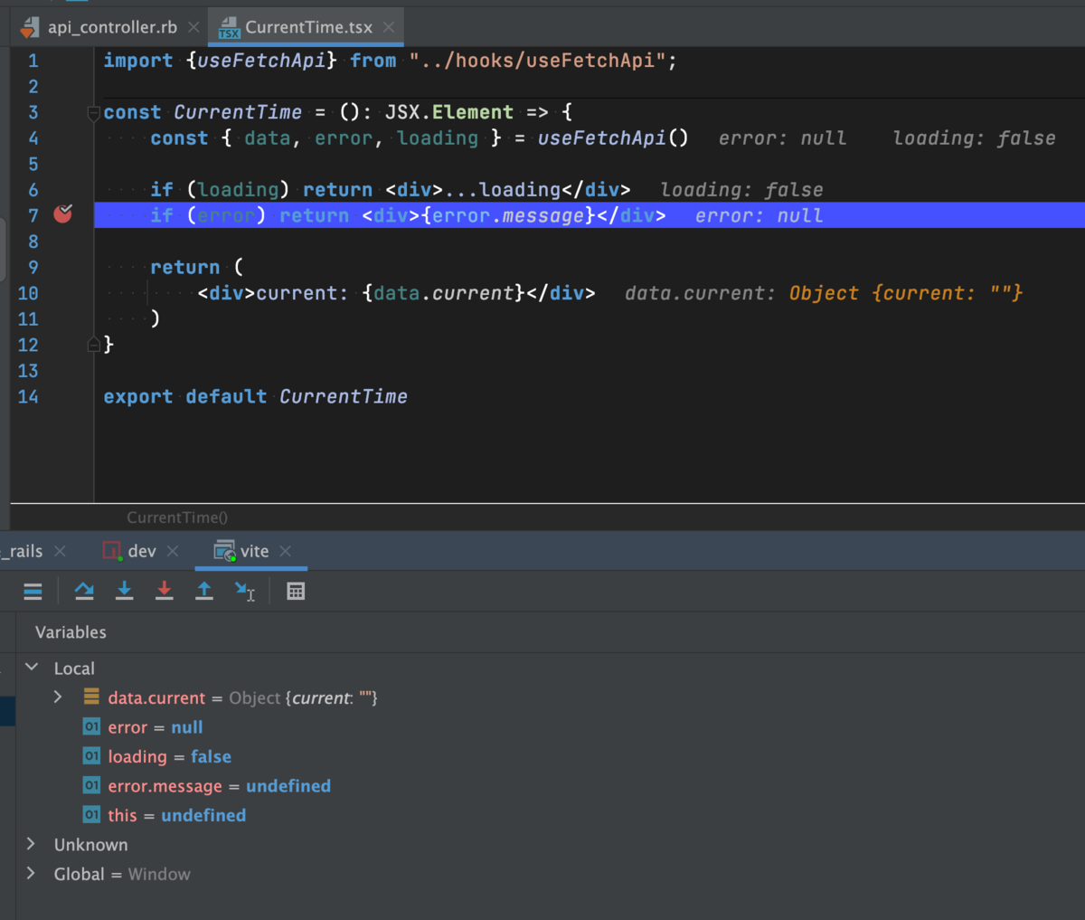 React + Rails + Vite.js なSPAアプリを、RubyMineを使ってReactとRailsの両方をデバッグしてみた - メモ的な思考的な
