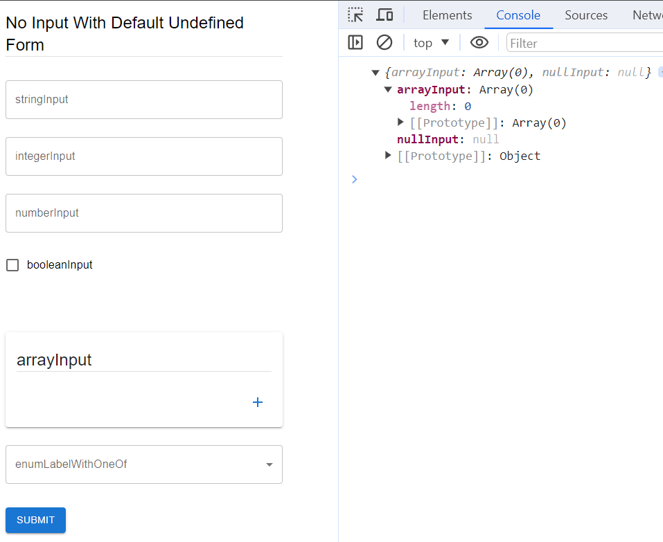 react-jsonschema-formでは、フォームのsubmit時の状況により送信データが変わる - メモ的な思考的な