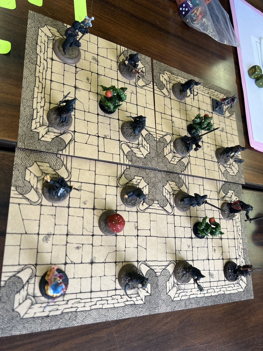 ソロTRPG 「RUNE」を協力型ミニチュアゲームとして遊んでみる。（テストプレイ2023/04/30） - パンダはカワイイから仕方ない