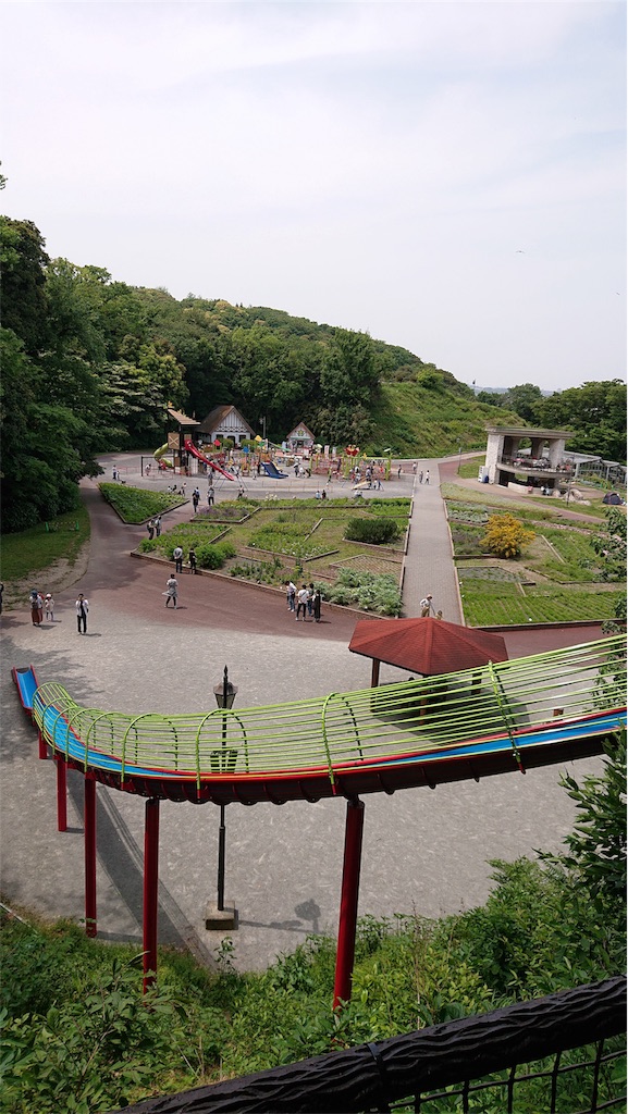 【都内から行く大型遊具のある公園】花と坂とゴジラと遊具 くりはま花の国に行ってきた - tipman's tips