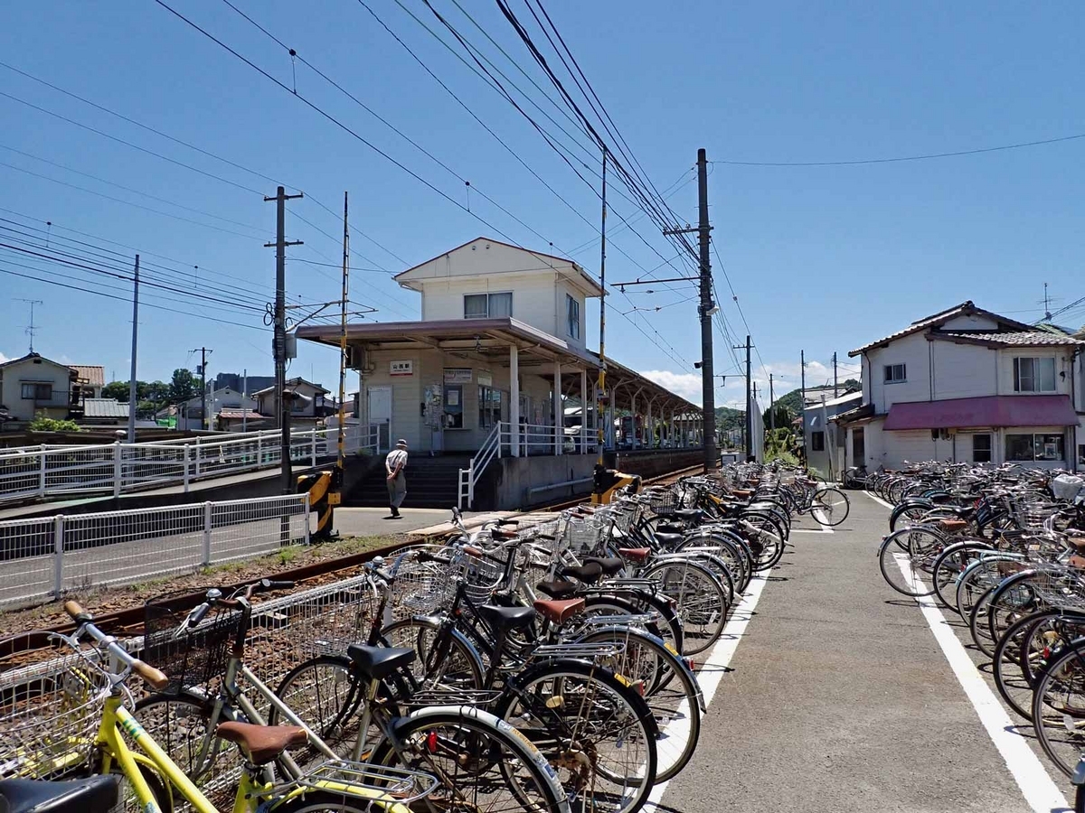 高浜線:山西駅 (やまにし) - tkmov(バイクとローカル線と)