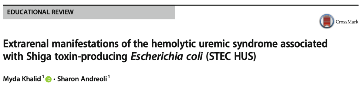 20230823：STEC HUSの腎外症状 - 地方内科医の日日是好日