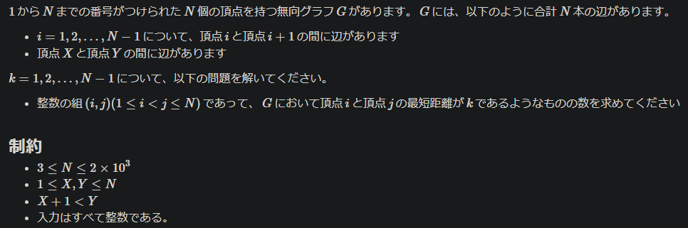 ABC160 D - Line++ - 7K4B blog