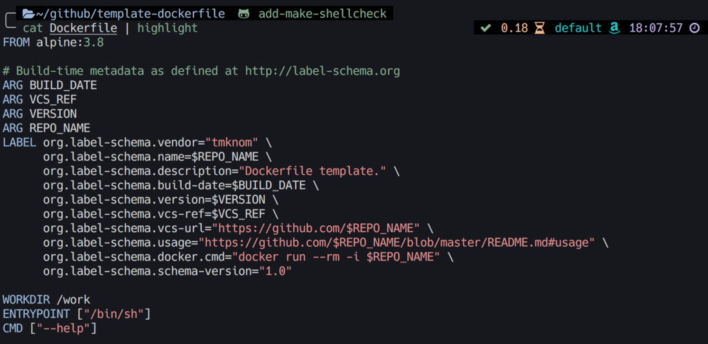 「cli-highlight」で無味乾燥なターミナル表示をカラフルに - 憂鬱な世界にネコパンチ！
