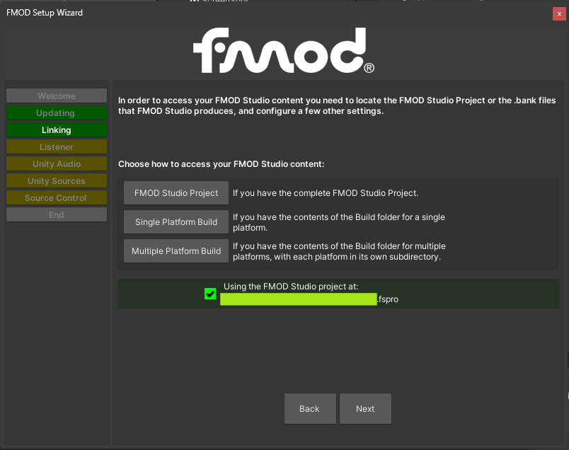 FMOD for Unityの使い方 - ヘンゼルのパンくず