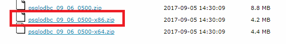 psqlODBC（PostgreSQL ODBC driver）32bit版をインストールする - いつでも初心