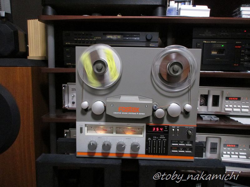 本日の作業(2024/04/02、FOSTEX A-2) - toby_Nakamichi’s blog