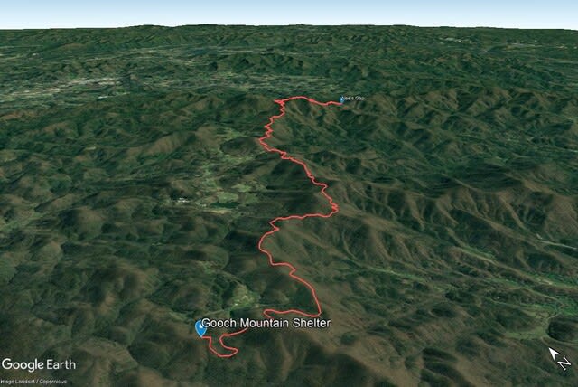 Day002 Gooch Mountain Shelter - Neels Gap（25kmくらい）【バーチャル Appalachian ...