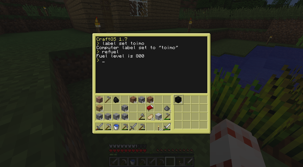 Computer Craft タートルに名前を付ける - toimo2011’s diary