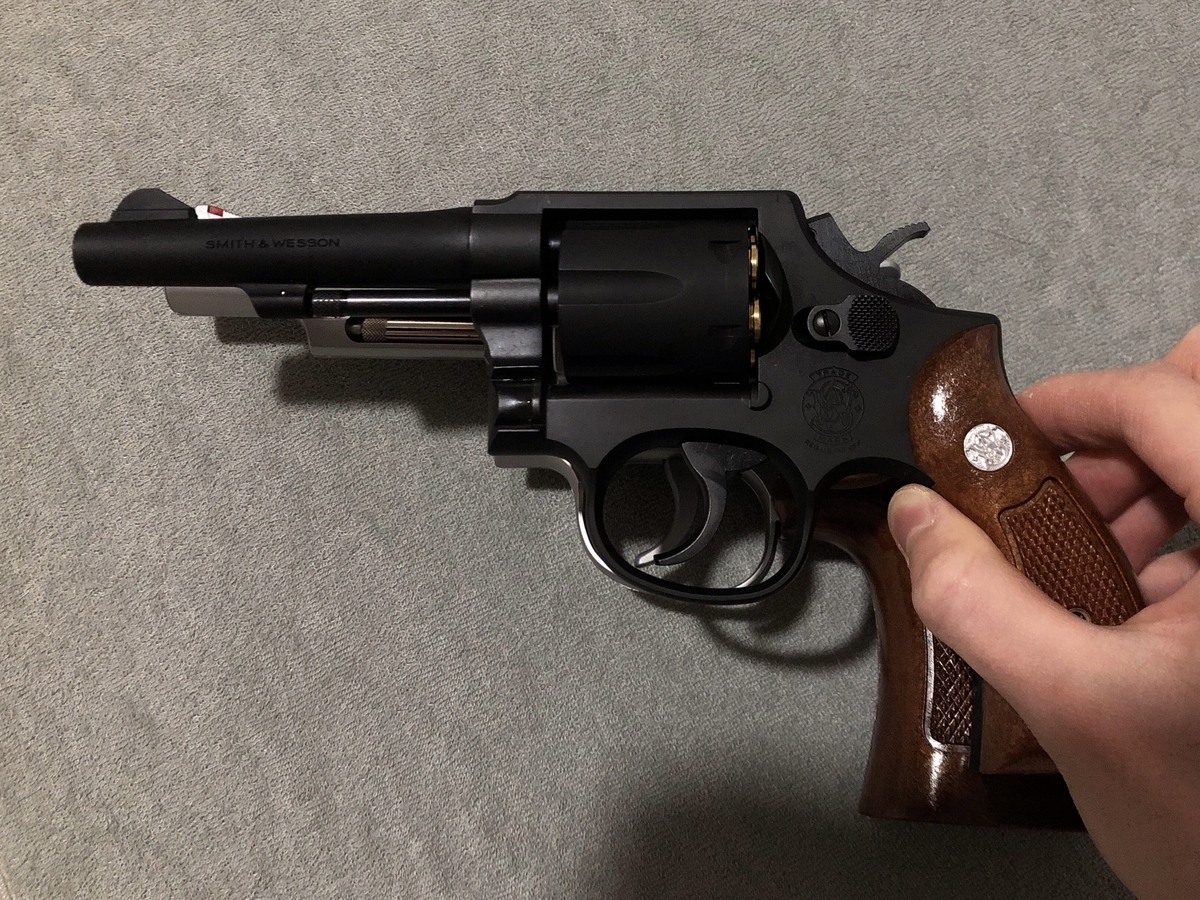 クラウン S&W M66 エアリボルバー レビュー - ときちけは趣味が生きがい！