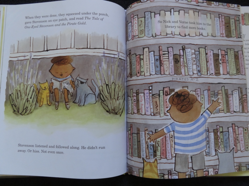 The Summer Nick Taught His Cats to Read －ニック、ネコに字を教える－ - アメリカえほん記