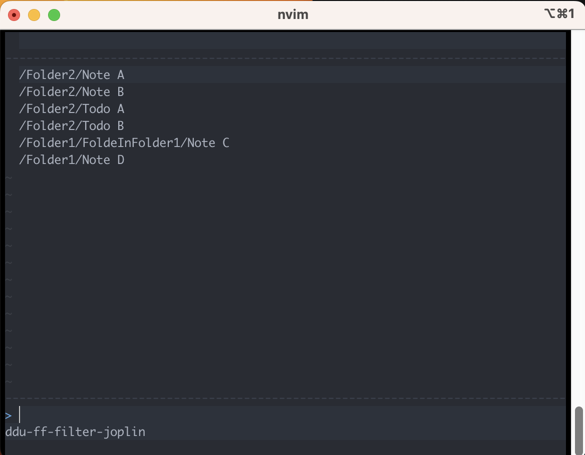 Joplin用のddu.vim sourceとkindプラグインを作りました - Flavor Wheel Engineering