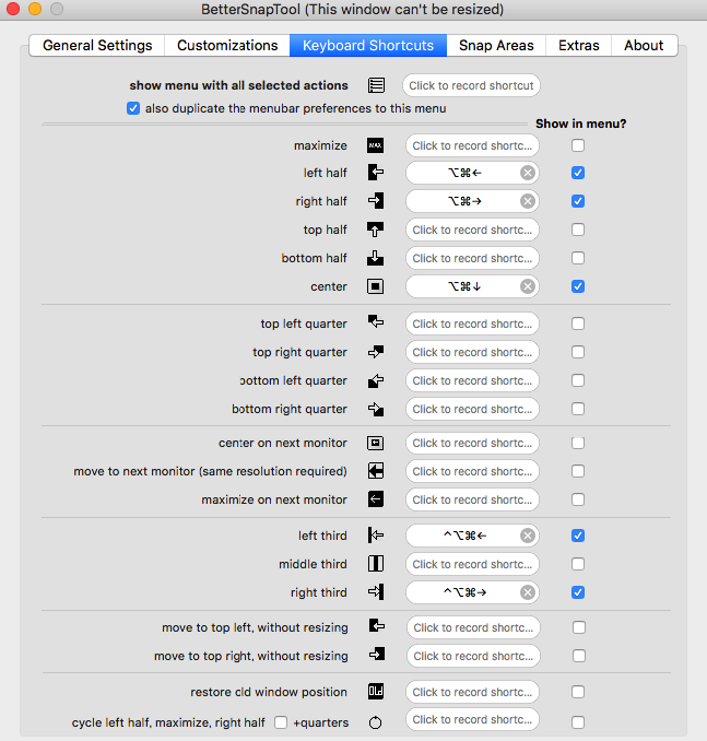 Macの装飾キーを使って自由自在にウィンドウの移動とサイズ変更する[Better Touch Tool] - T’s blog