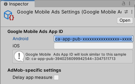 Google Admob の2つのIDの使い方 (Unity 2020.3.26f1) - ゲーム化！tomo-manaのブログ