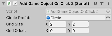 Unity/C# クリックした場所にオブジェクトを表示するプログラム（グリッドガイド版） - ゲーム化！tomo-manaのブログ