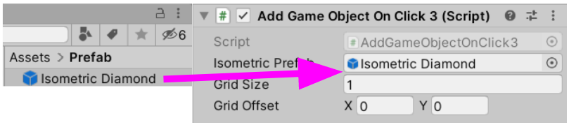 Unity/C# クリックした場所にオブジェクトを表示するプログラム（アイソメトリック・グリッドガイド版） - ゲーム化！tomo-manaのブログ