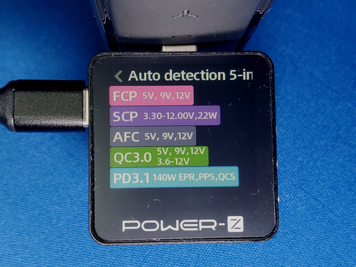 中堅USBテスター POWER-Z KM003Cをレビューする - tomoca2のブログ