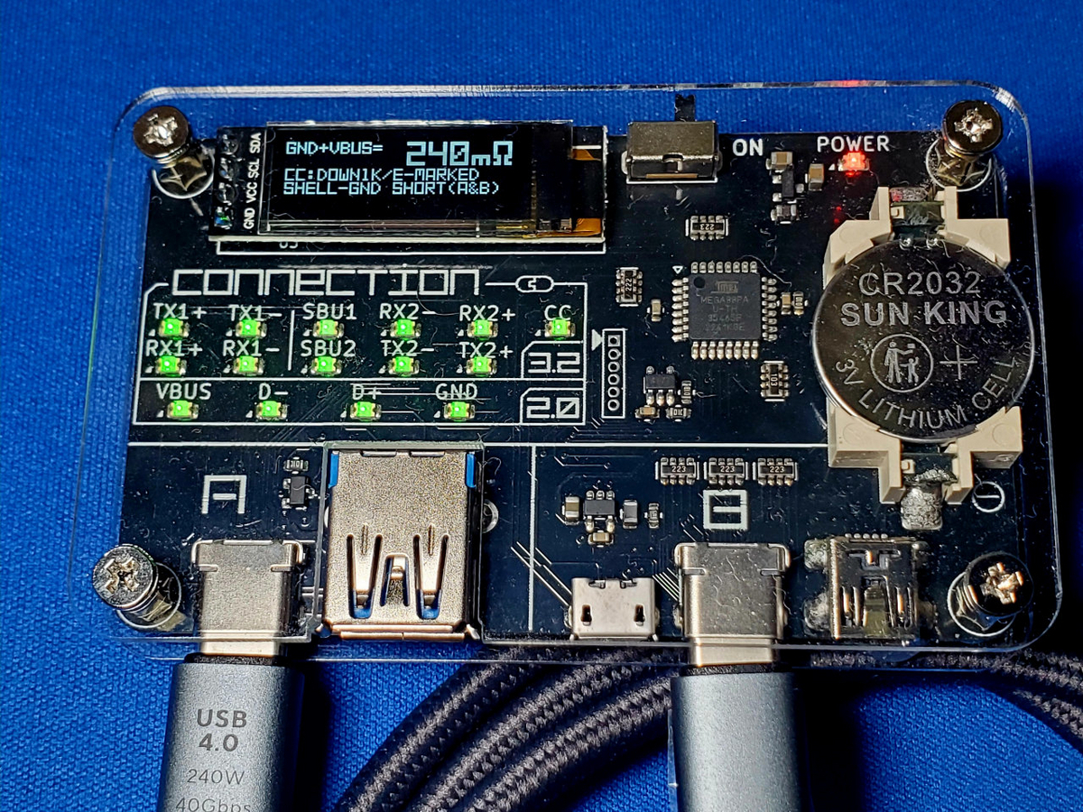 USB CABLE CHECKER 2（USBケーブルチェッカー2）をレビューする - tomoca2のブログ