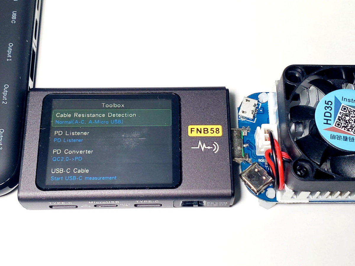 USBケーブルの電源ライン抵抗値を計測する - tomoca2のブログ