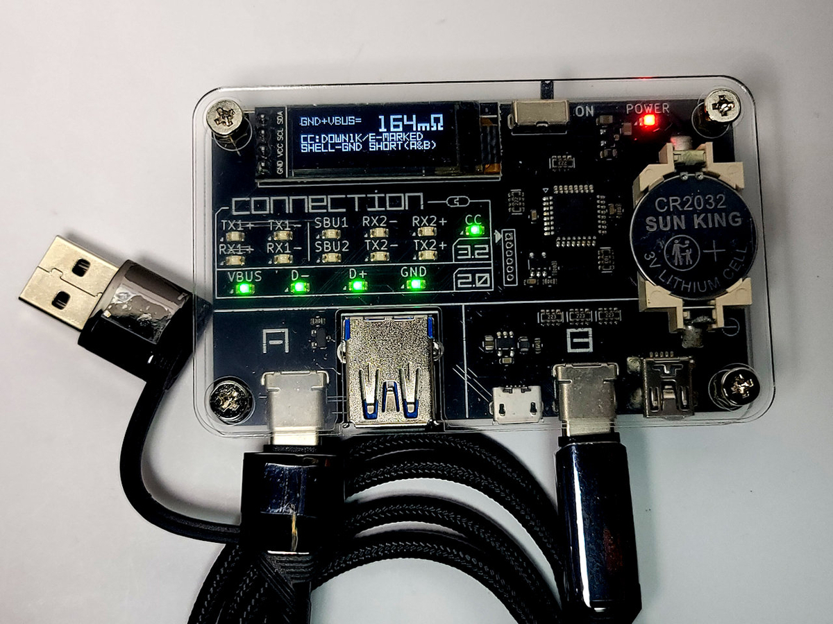 Treedix USBケーブルテスターをレビューする - tomoca2のブログ