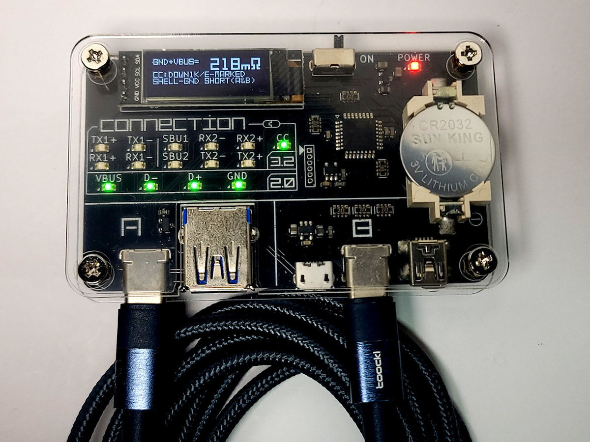 Treedix USBケーブルテスターをレビューする - tomoca2のブログ