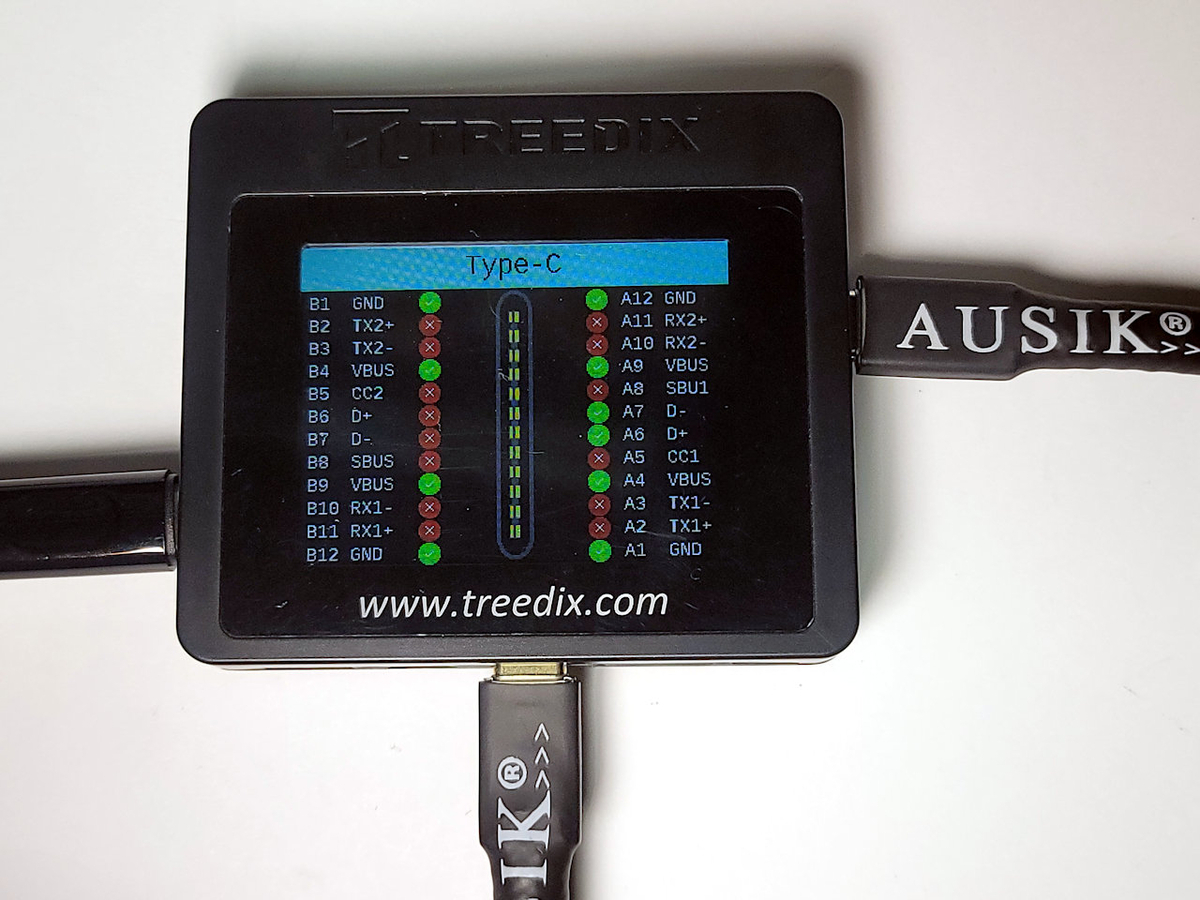 Treedix USBケーブルテスターをレビューする - tomoca2のブログ