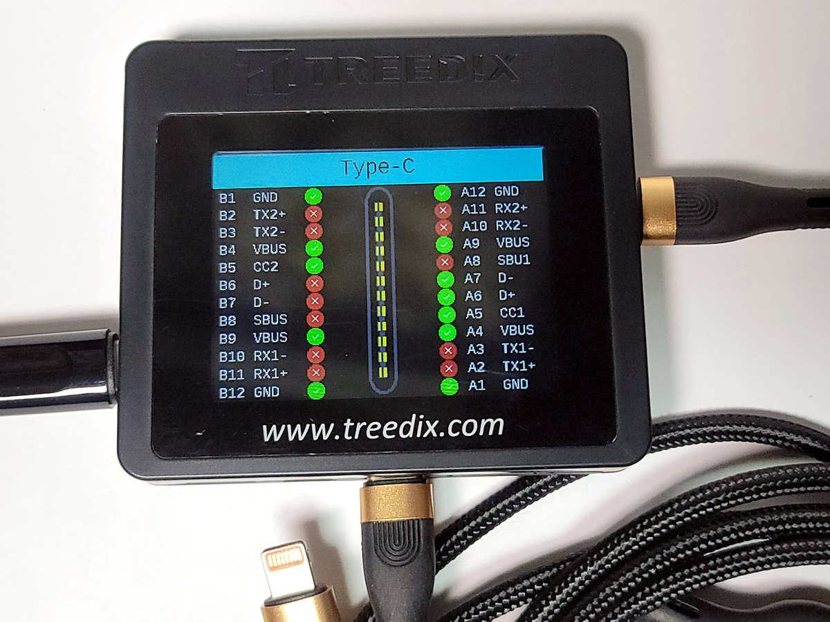 Treedix USBケーブルテスターをレビューする - tomoca2のブログ