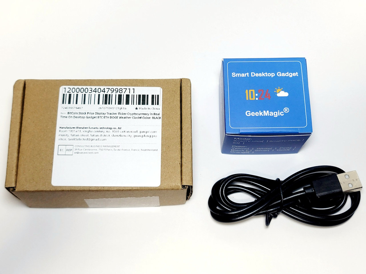 GeekMagic Smalltv Proと電波時計 - tomoca2のブログ